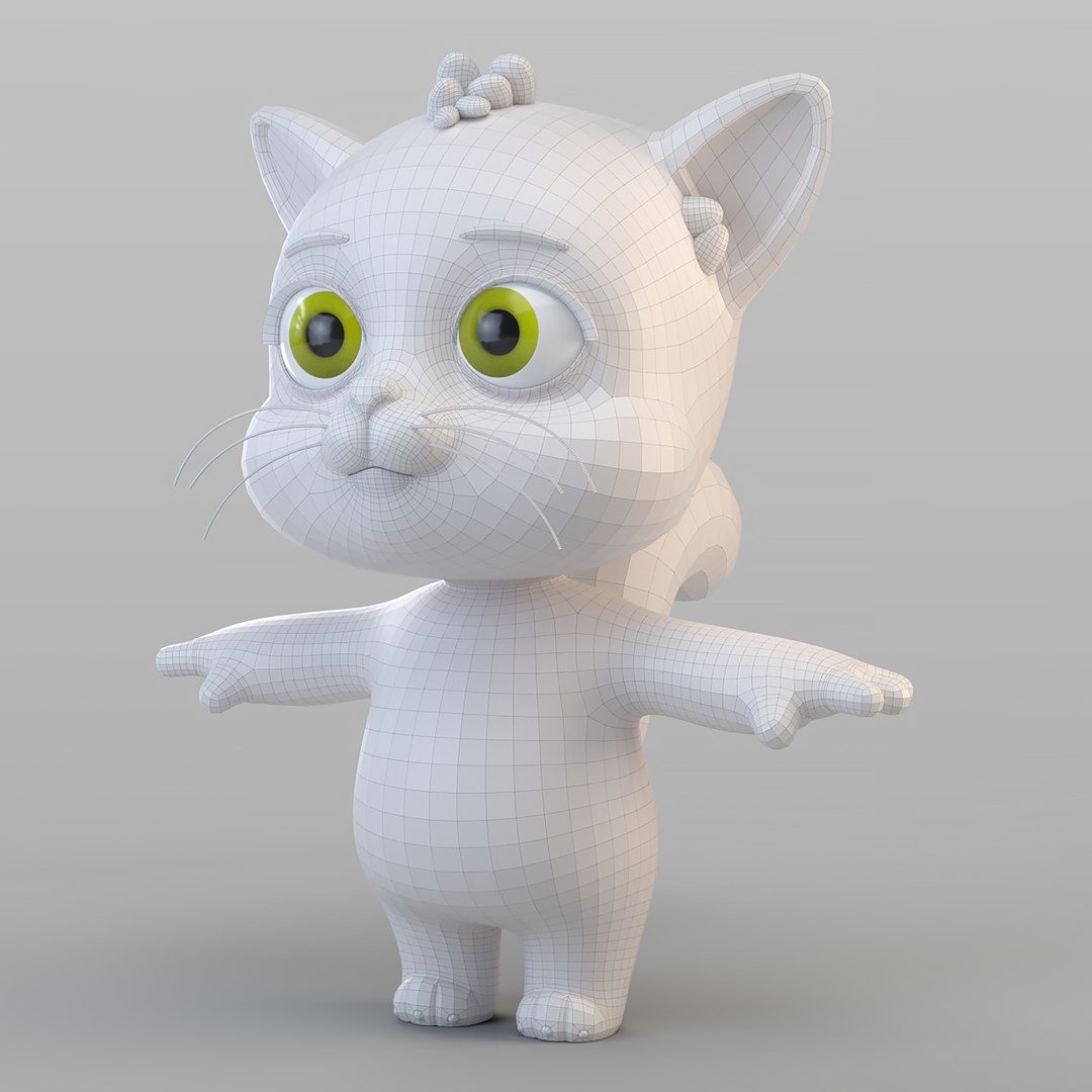 3D Biped Cat Model - TurboSquid 1606909