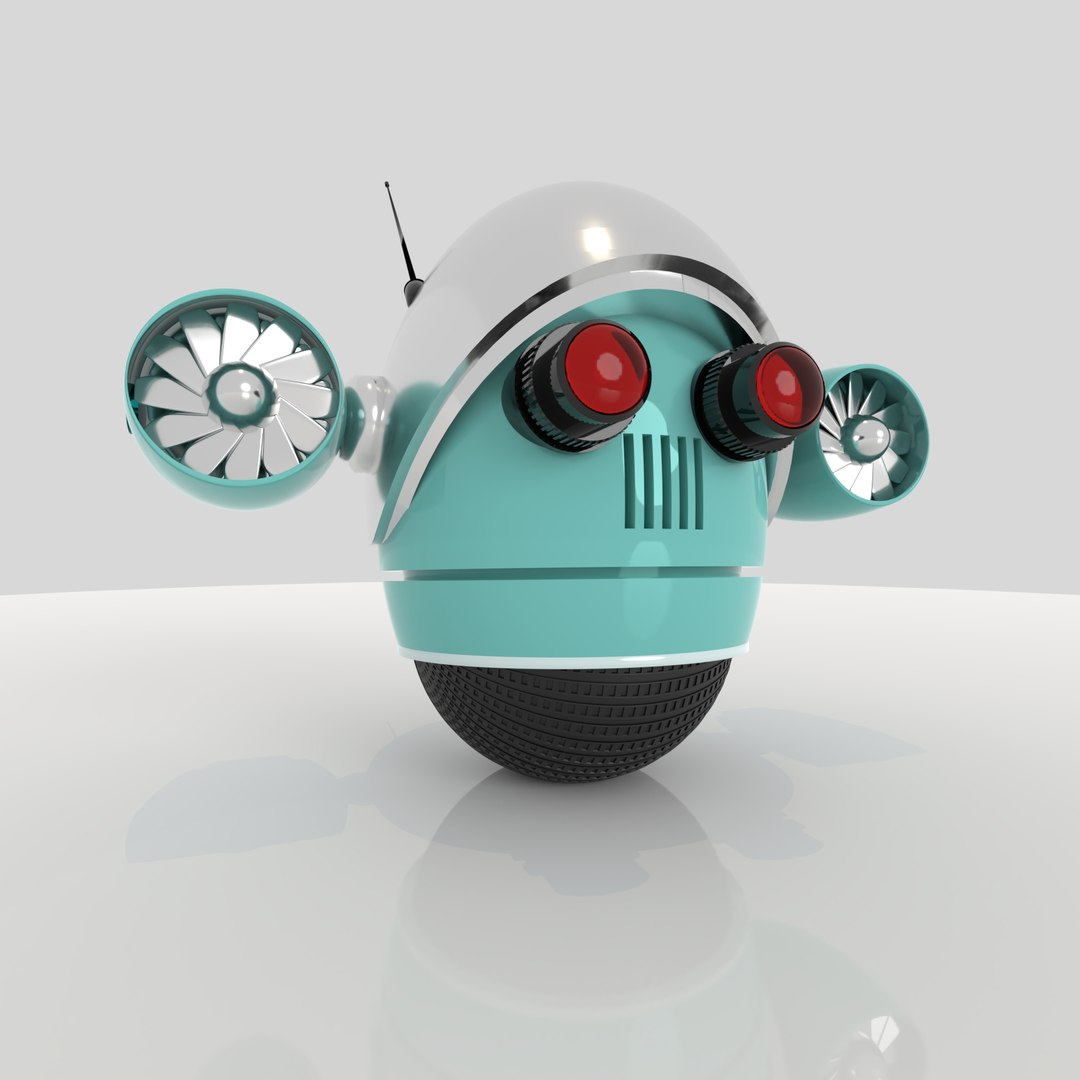 Robot Mini Bot 3D Model - TurboSquid 1335947