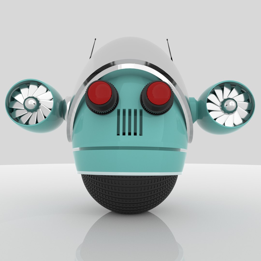 Robot Mini Bot 3D Model - TurboSquid 1335947