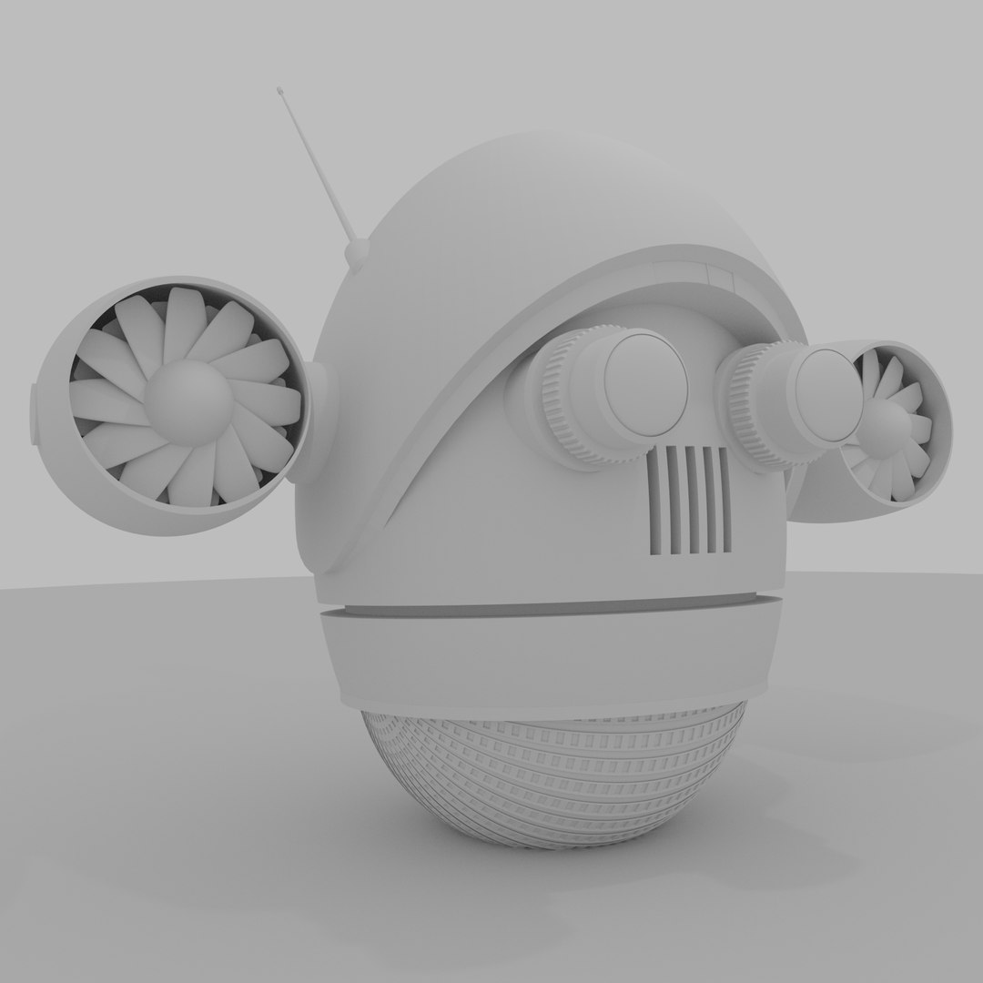 Robot Mini Bot 3D Model - TurboSquid 1335947