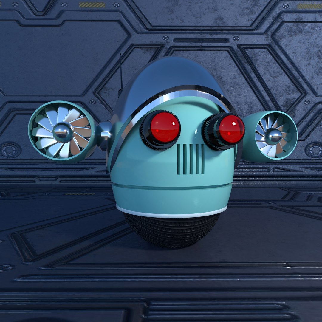 Robot Mini Bot 3D Model - TurboSquid 1335947