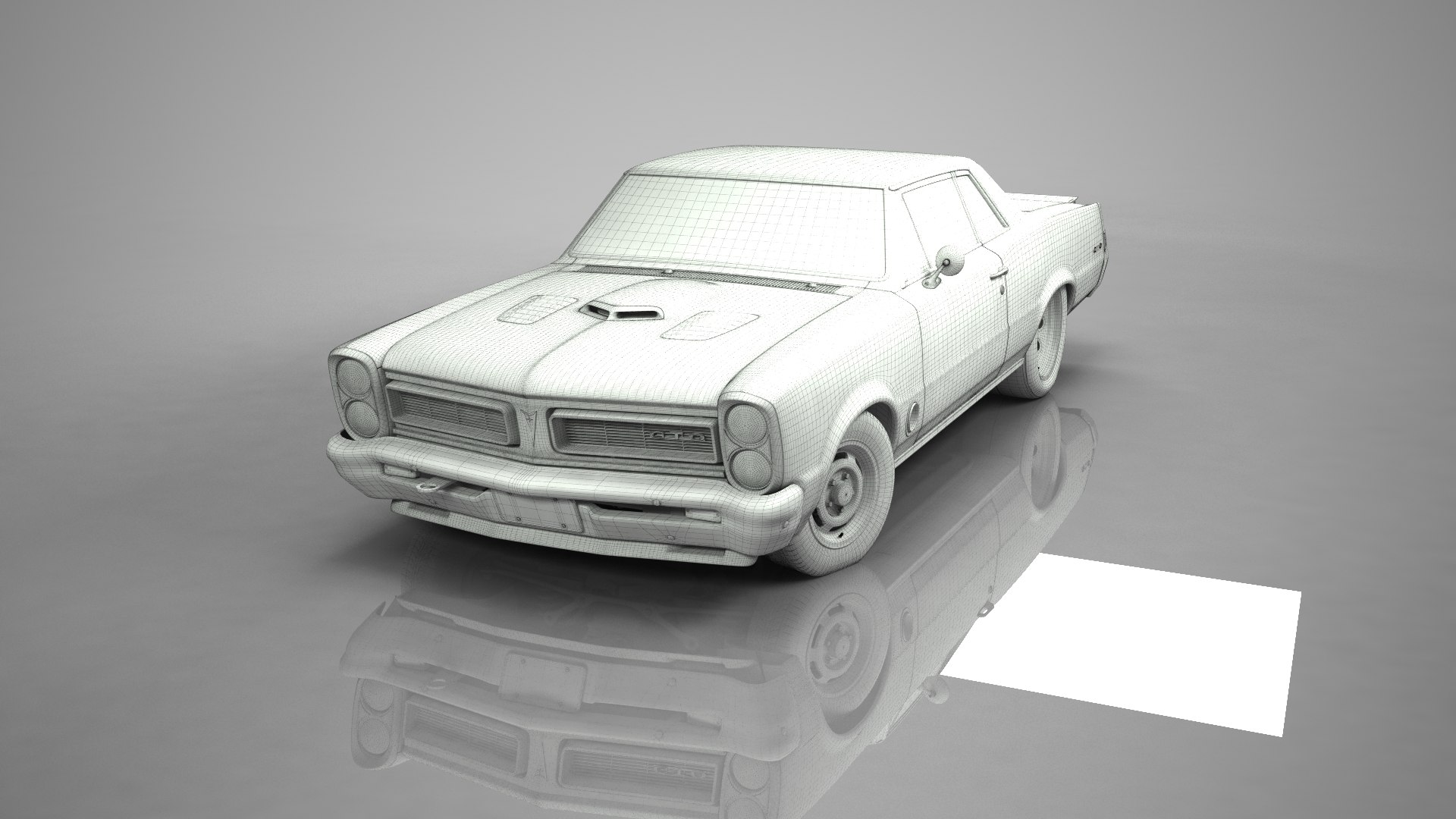 3D pontiac gto - TurboSquid 1602258