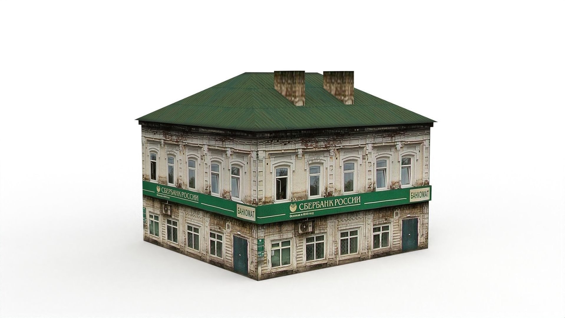 Two-storey House Model - TurboSquid 1725599
