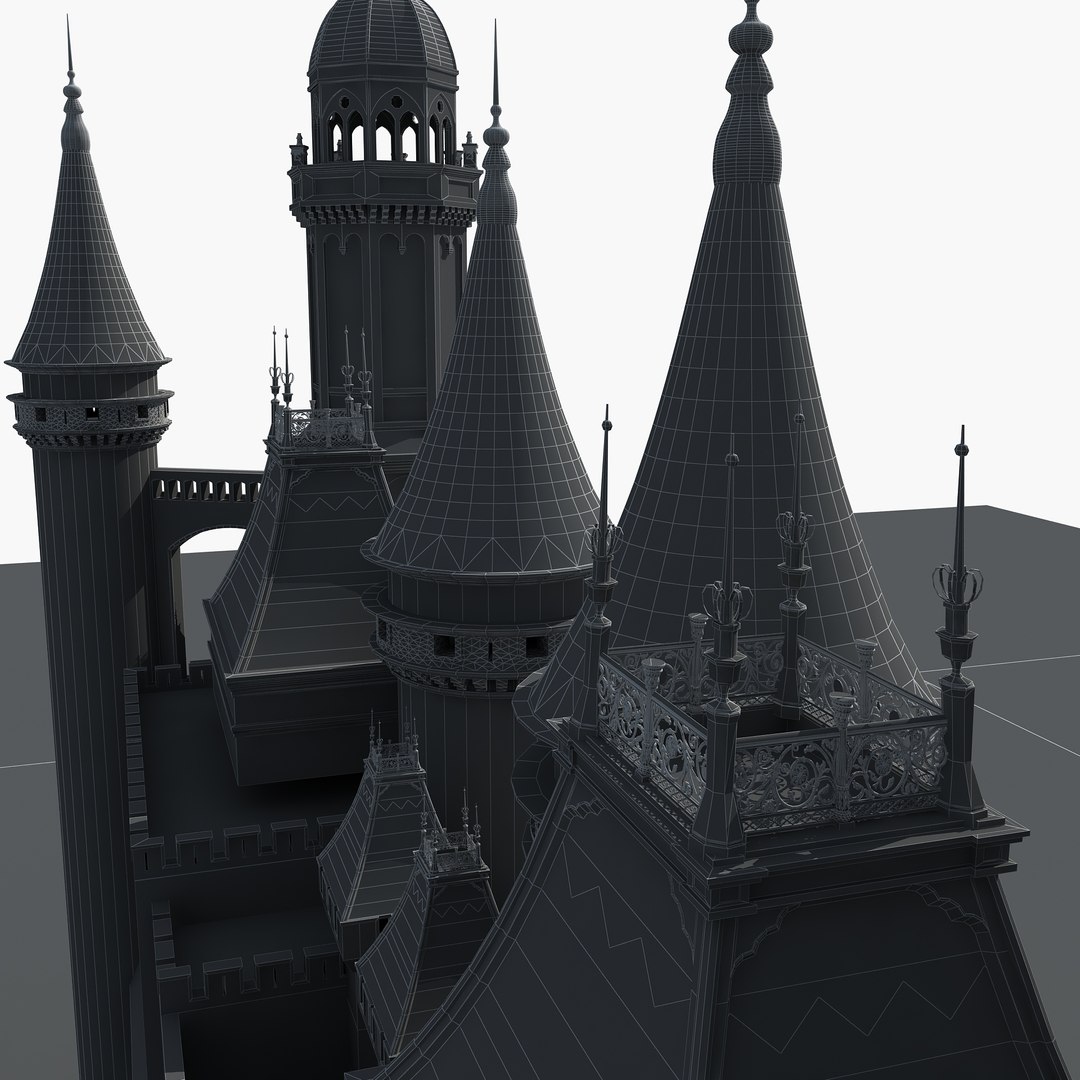Castle 1 Model - TurboSquid 2128787