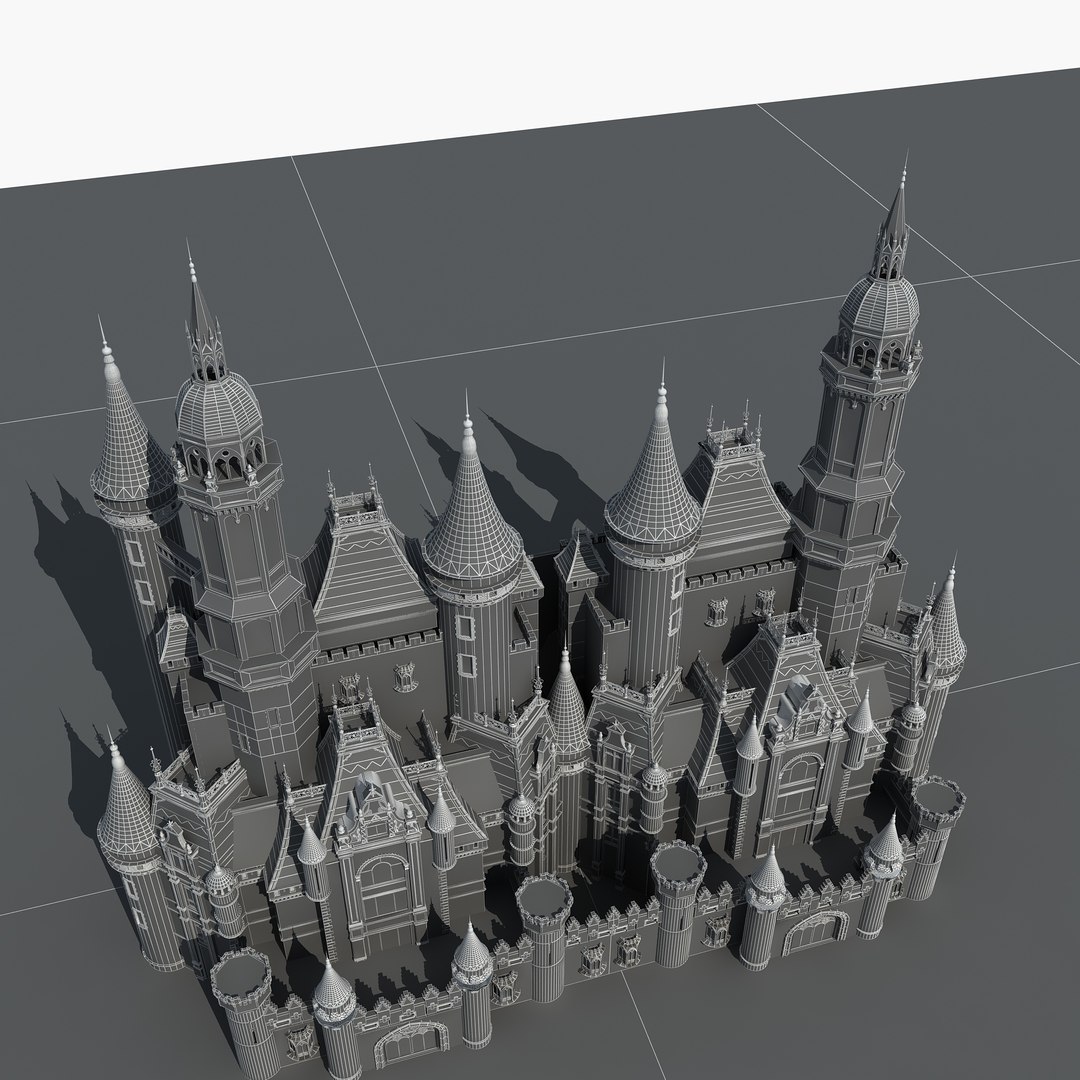 Castle 1 Model - TurboSquid 2128787