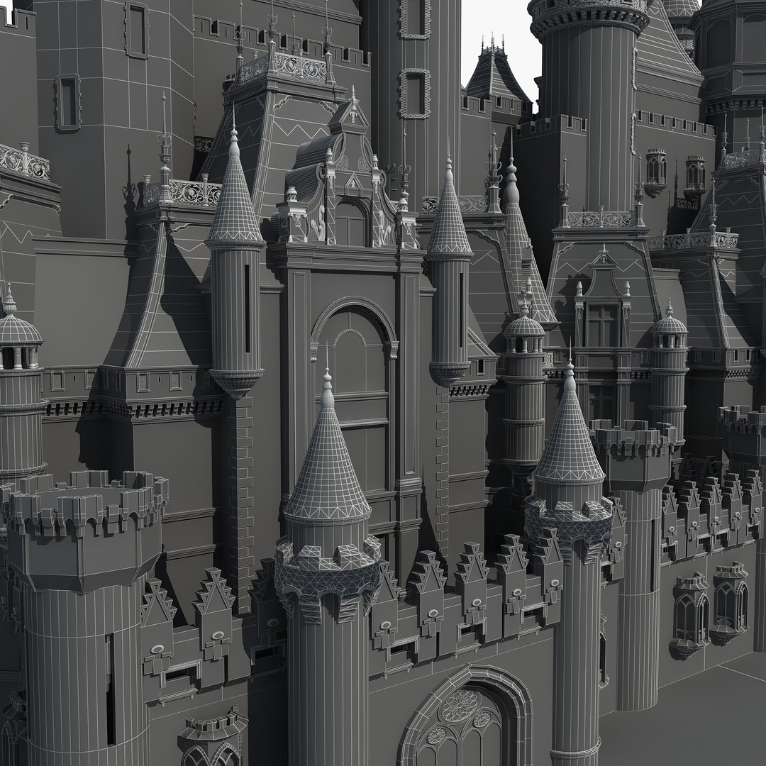 Castle 1 Model - TurboSquid 2128787
