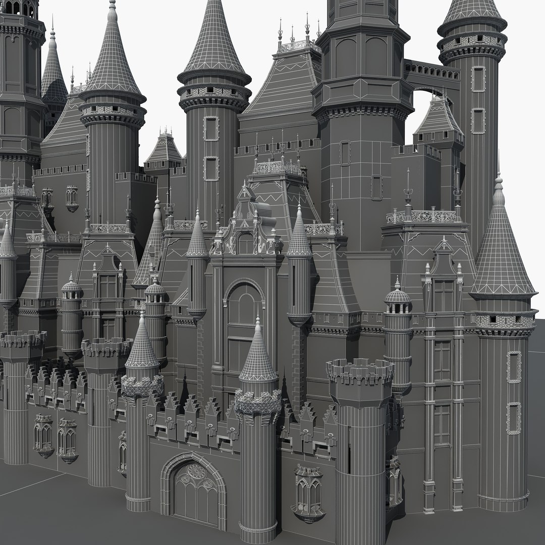 Castle 1 Model - TurboSquid 2128787