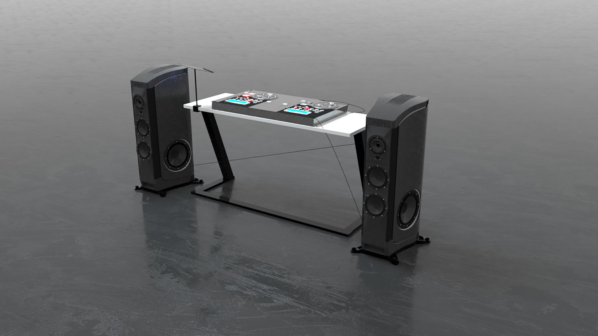 DJ BOOTH 3D Model 3D - TurboSquid 1892375