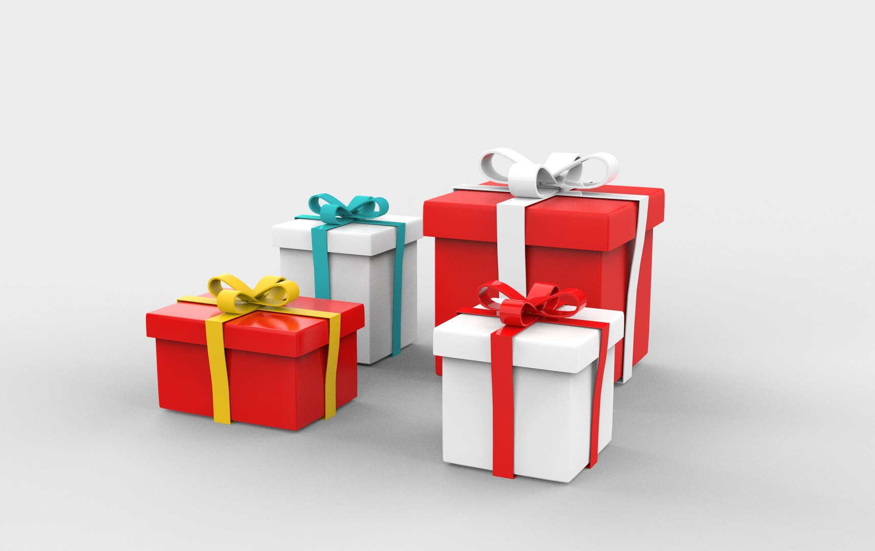 Gift Box 3D Model Model - TurboSquid 2338888