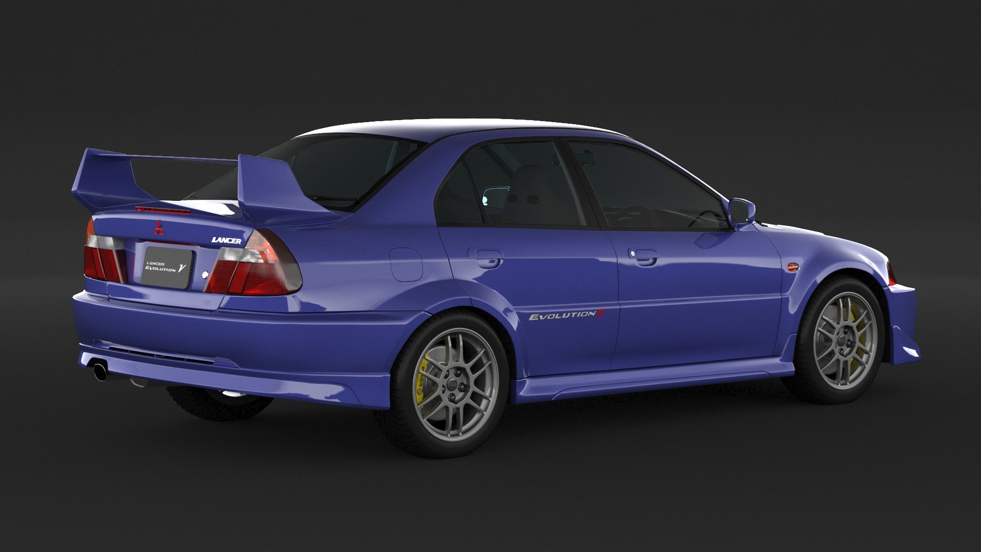 Mitsubishi Evolution 5 3D Model - TurboSquid 1274118