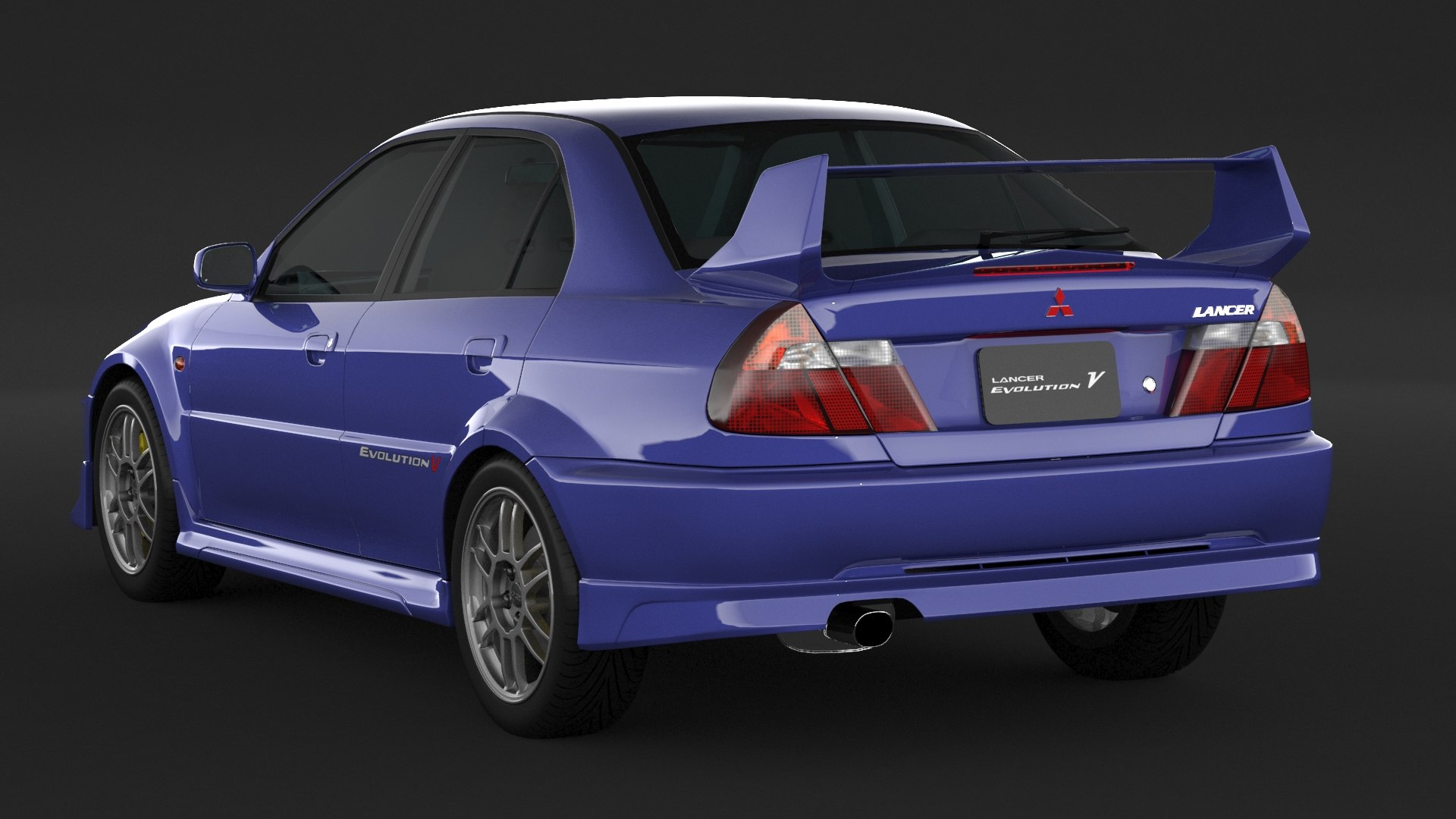 Mitsubishi Evolution 5 3D Model - TurboSquid 1274118