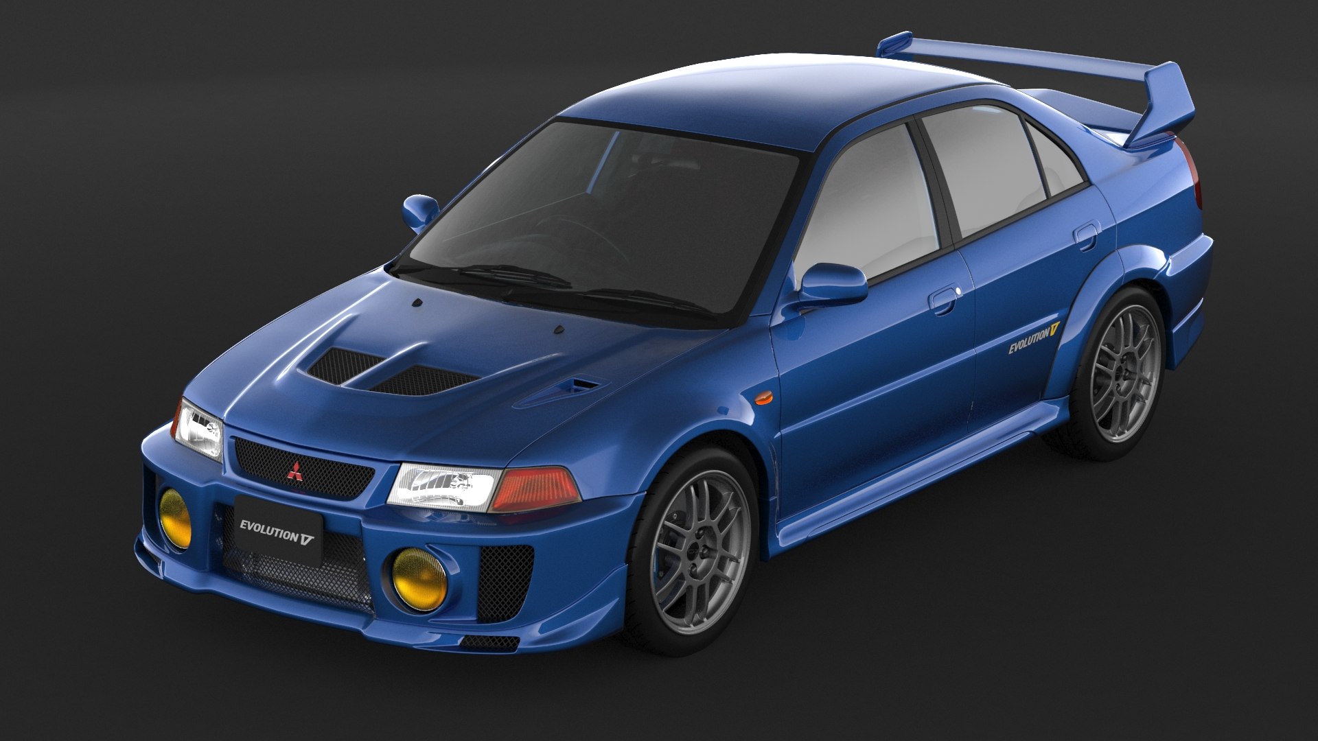 Mitsubishi Evolution 5 3D Model - TurboSquid 1274118