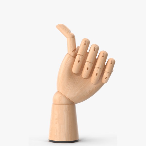 Light Wood Hand Rigged for Modo model - TurboSquid 2006366