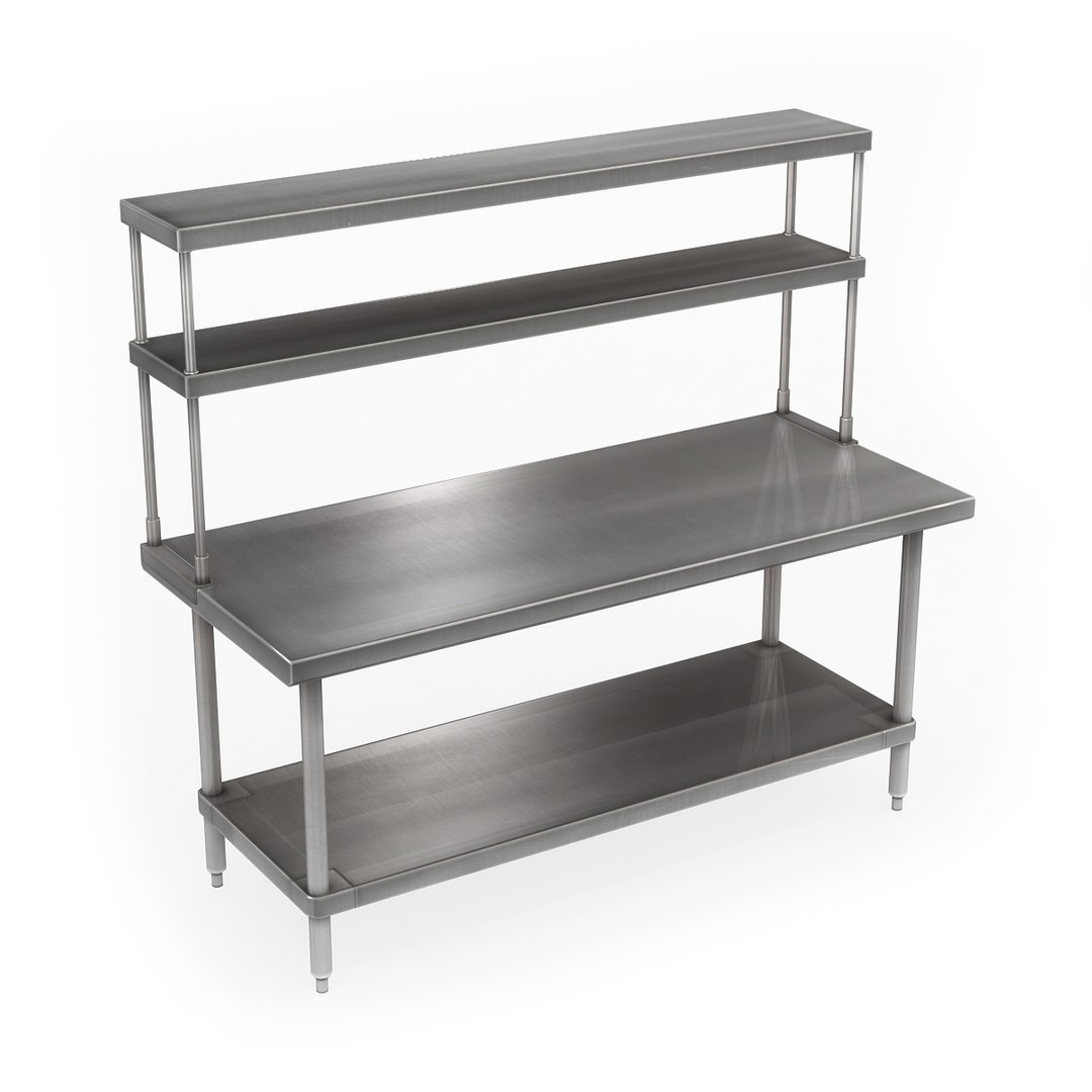 Commercial Kitchen Prep Table 3D Model - TurboSquid 1331654