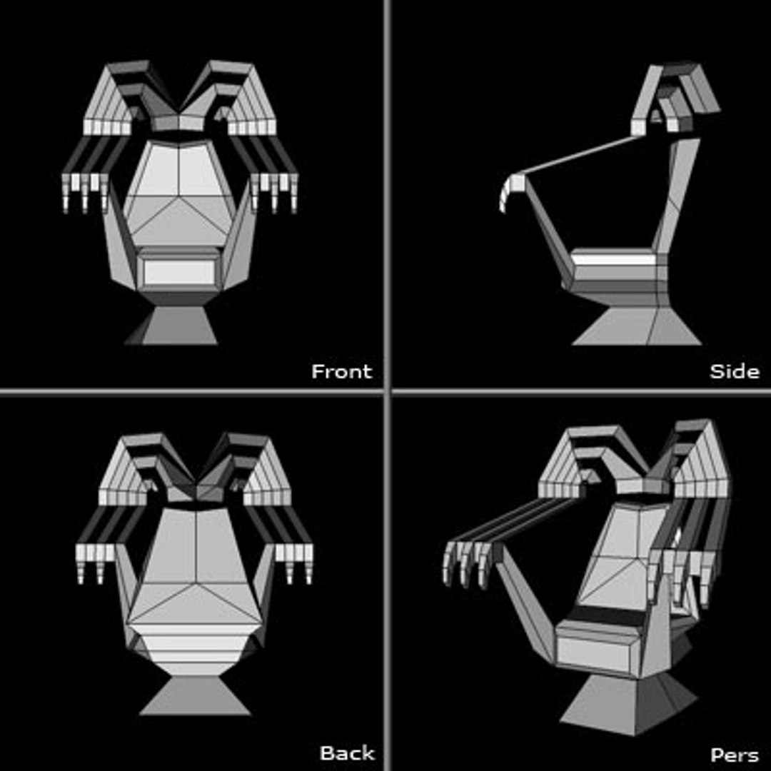 Fantasy Throne 3d Model