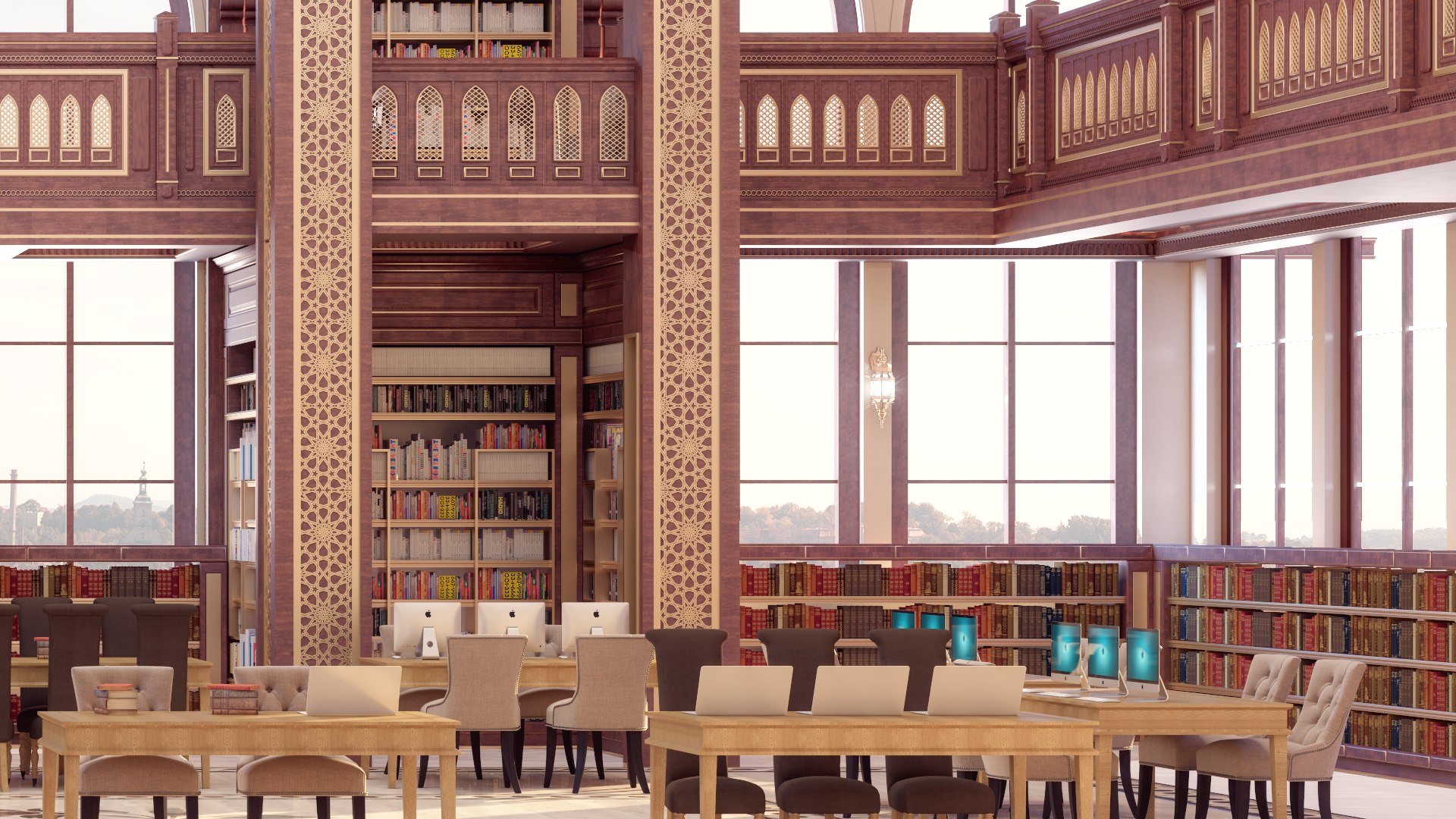 3D Library Model - TurboSquid 2284437