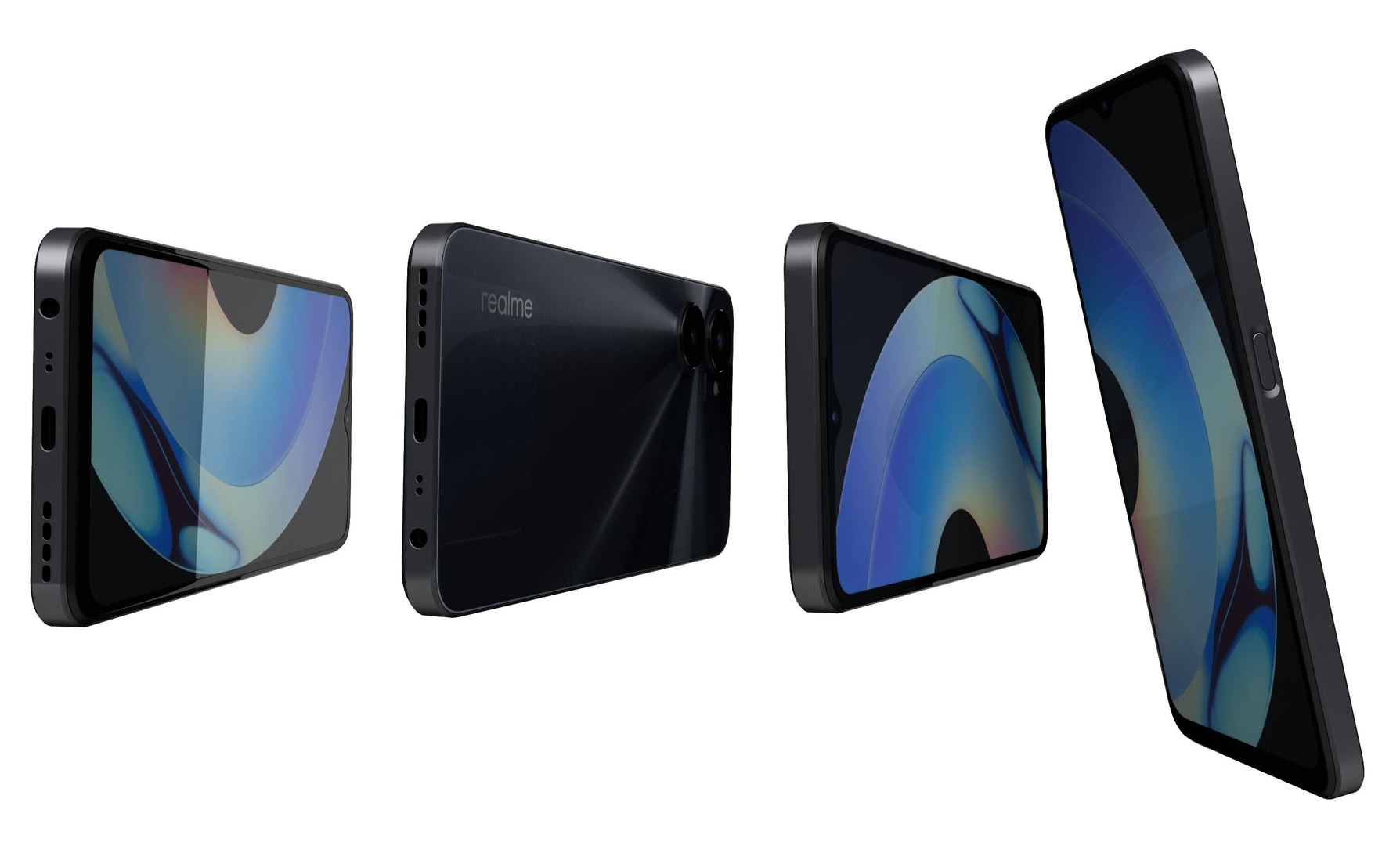 Realme 10S Black 3D - TurboSquid 2011774