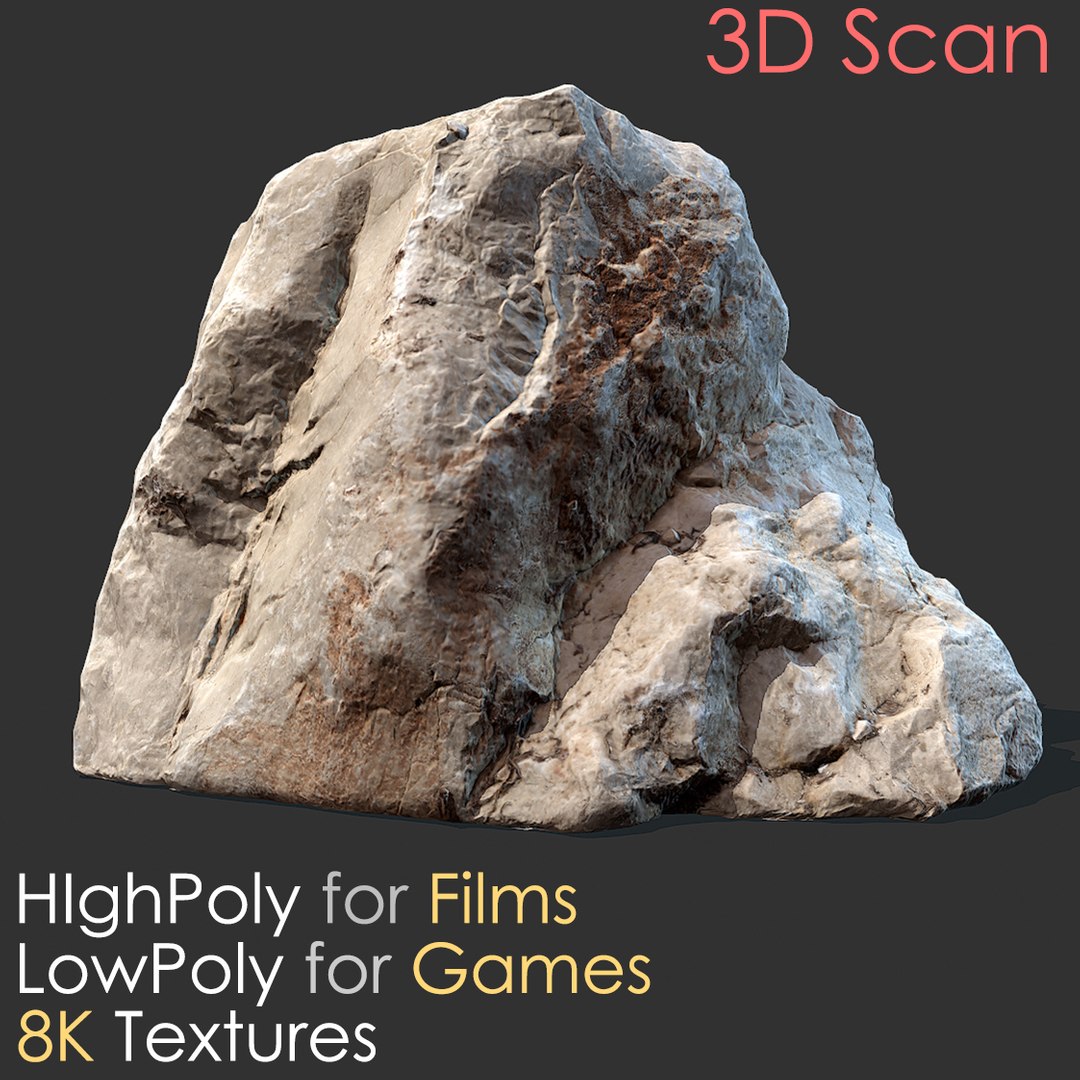 Stone Scan 01 Photogrammetry 3D Model - TurboSquid 1209982