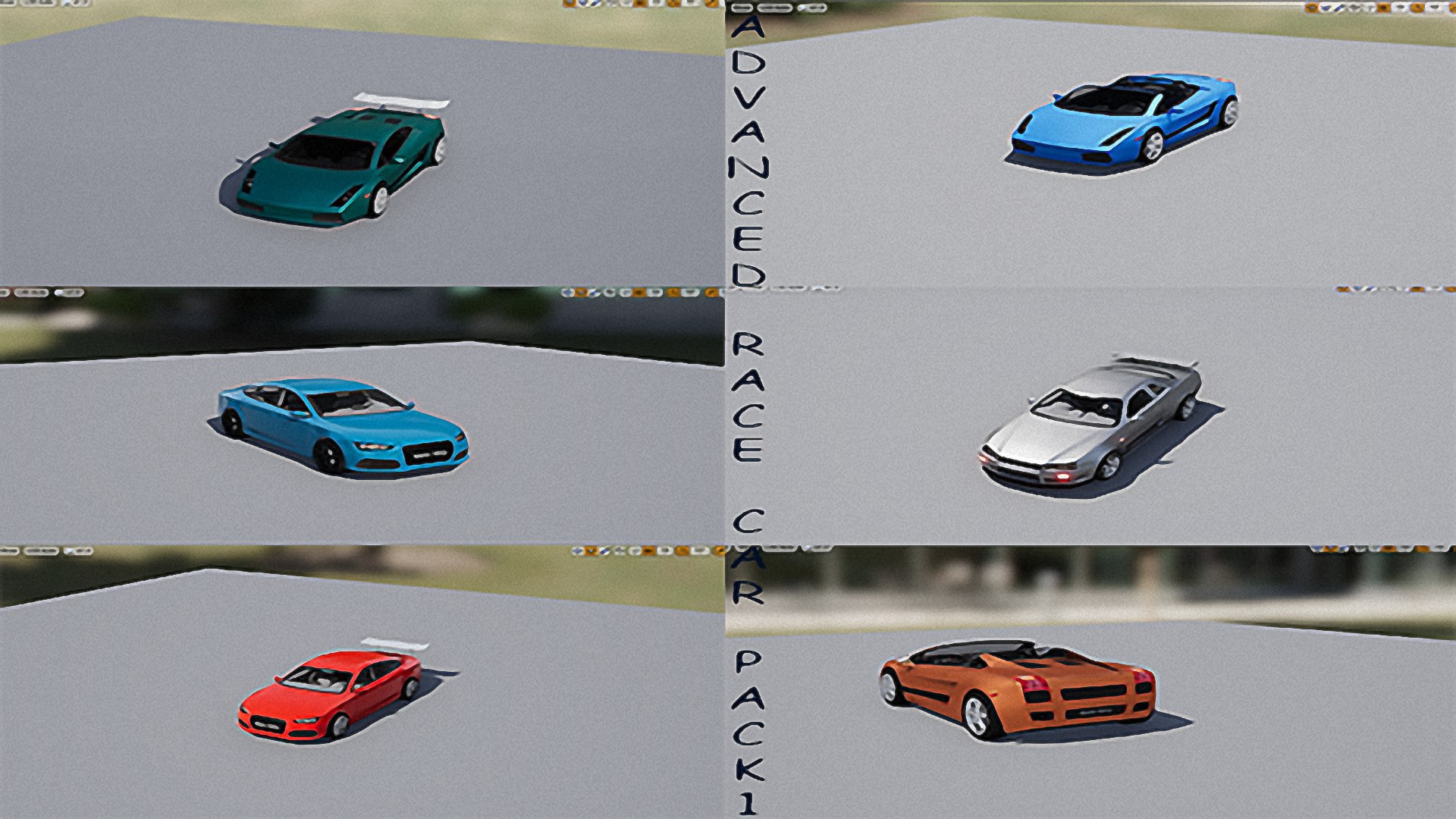 Advanced Race Car Pack 1 3D Model - TurboSquid 1228144