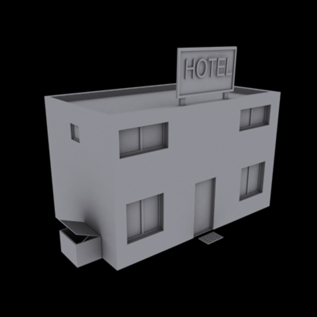 Motel 3d Model