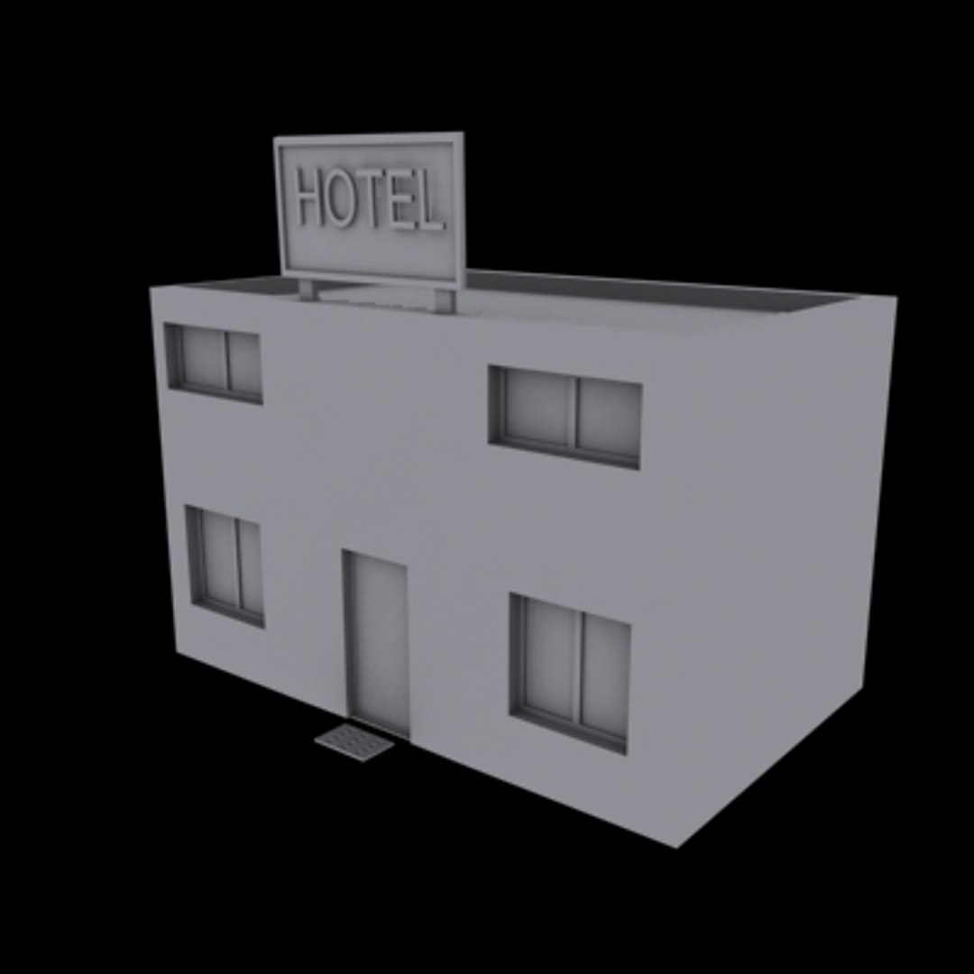 Motel 3d Model