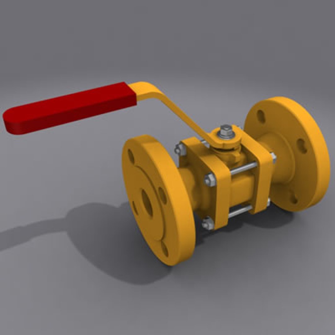 Ball Valve 3d Model