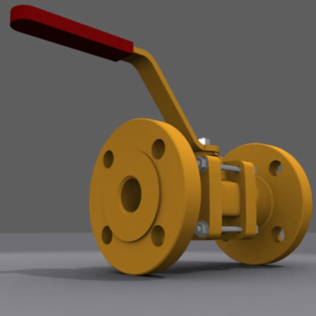 Ball Valve 3d Model