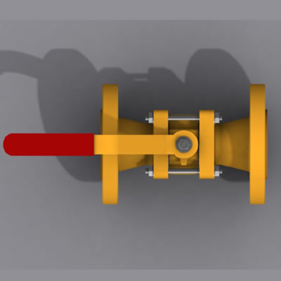 Ball Valve 3d Model