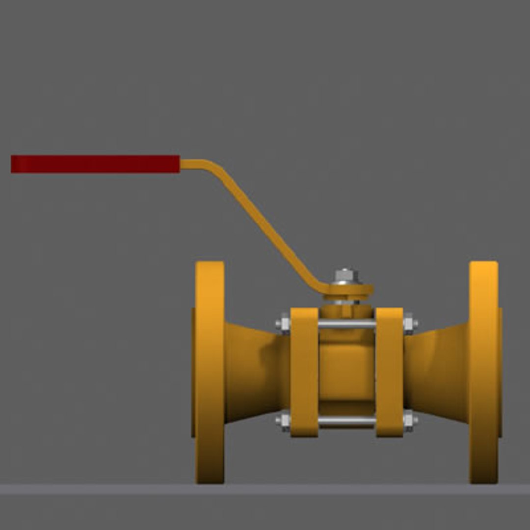 Ball Valve 3d Model