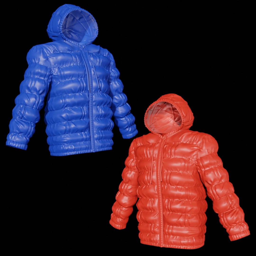 3D Winter Coat - TurboSquid 1842038