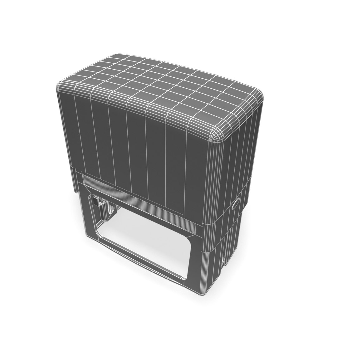 office ink stamp 3d model