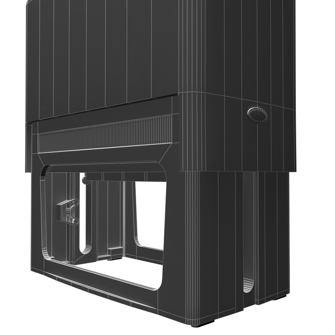 office ink stamp 3d model