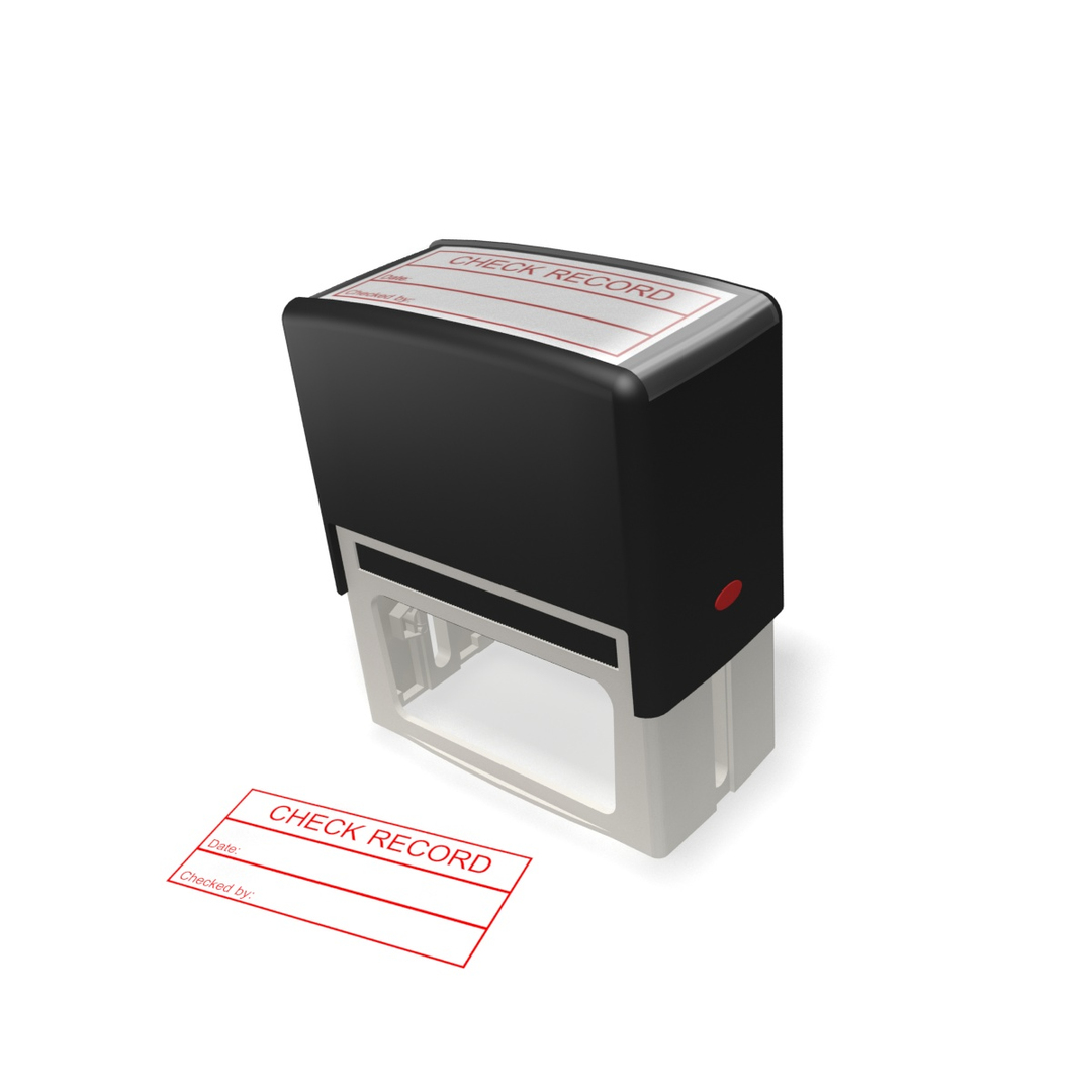 office ink stamp 3d model