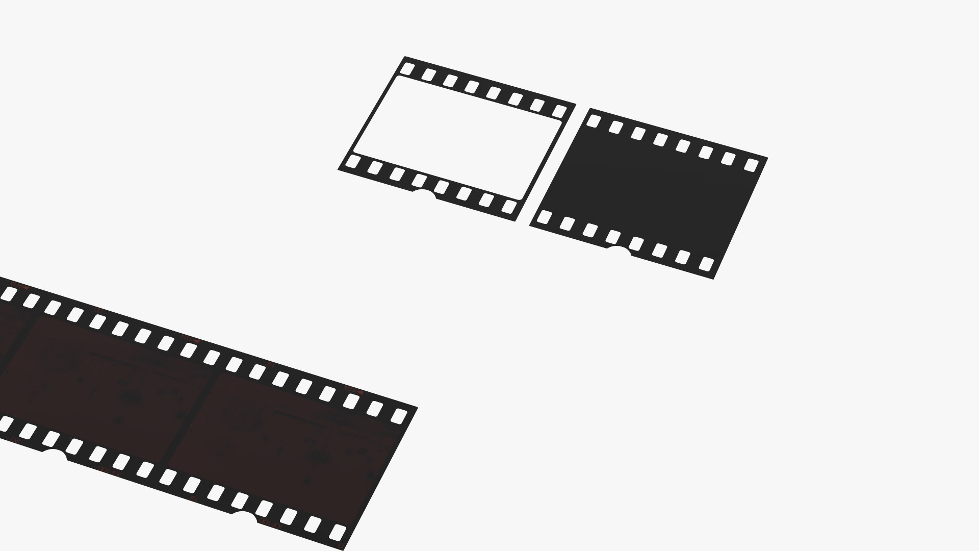 Reel Film Frame 3D - TurboSquid 1635940