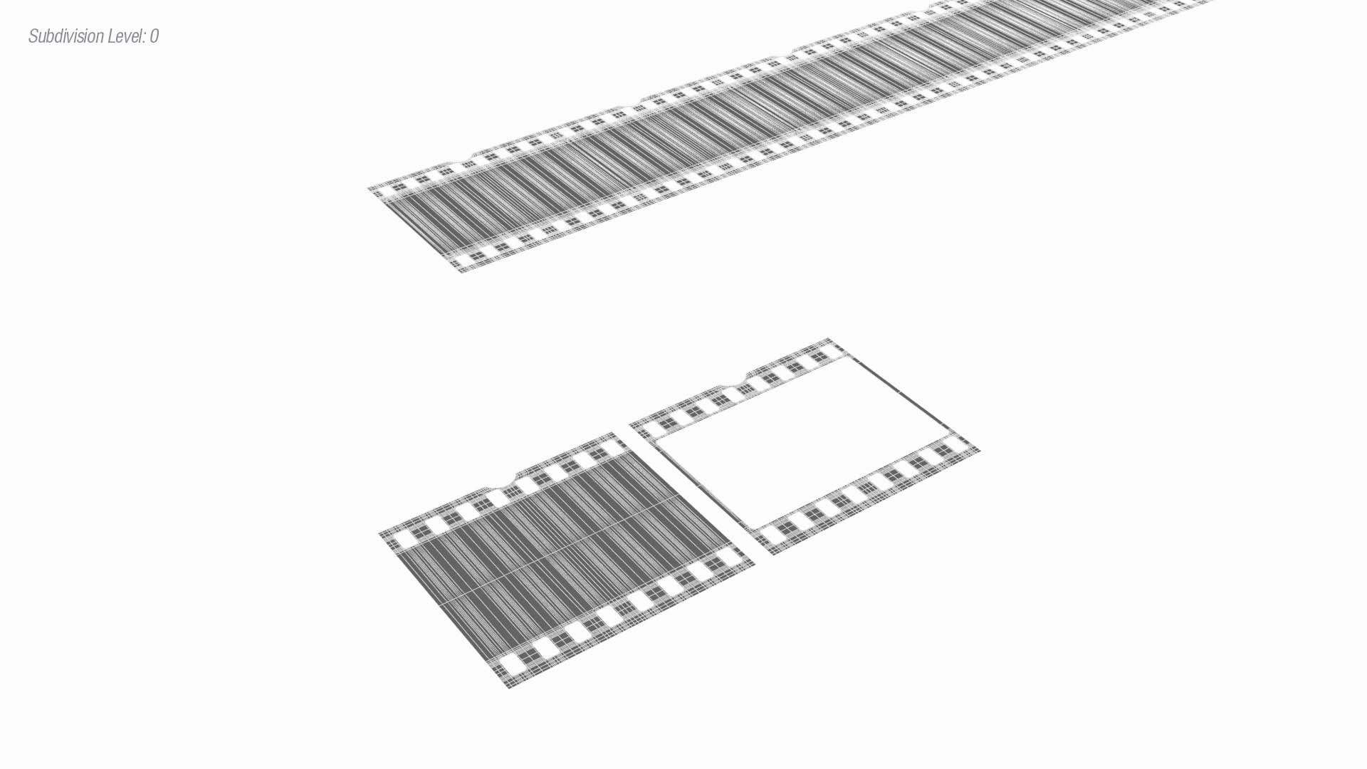 Reel Film Frame 3D - TurboSquid 1635940