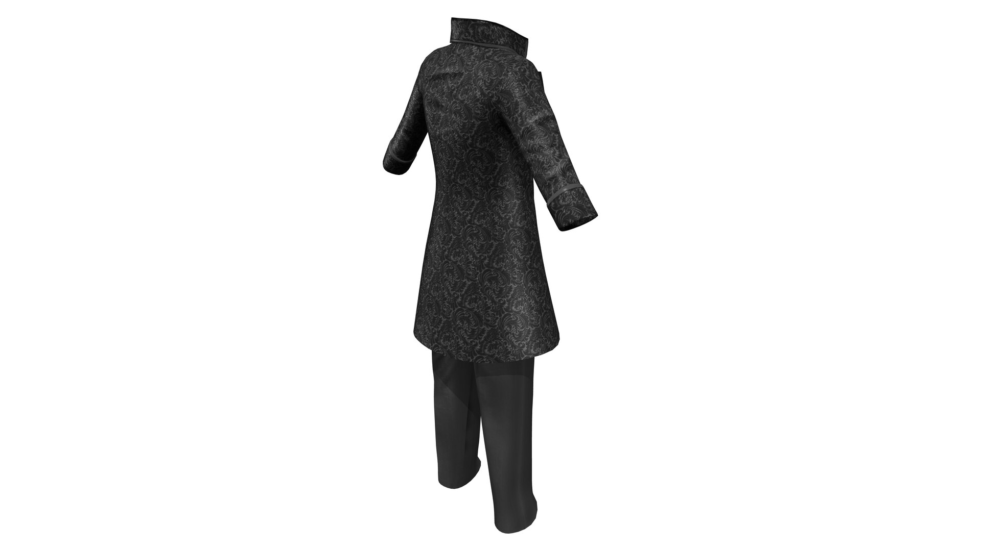 3D Model Men Magician Outfit - TurboSquid 1920171
