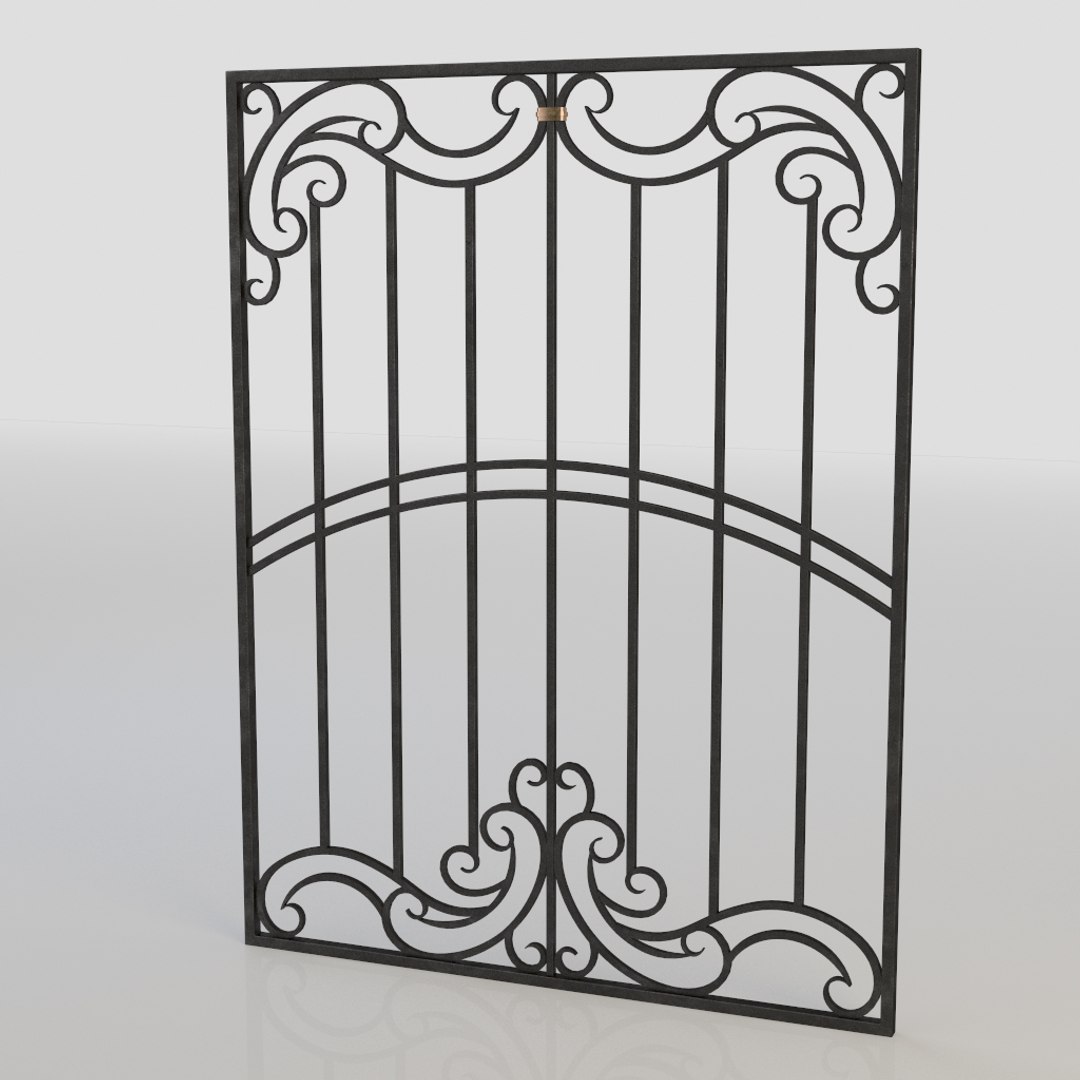 3d Model Windows Bars