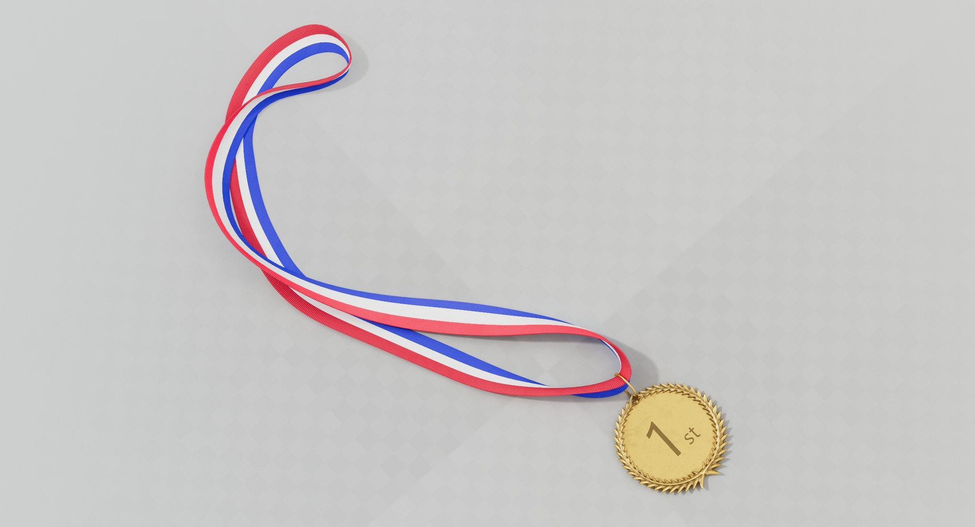 3D gold medal model - TurboSquid 1627981