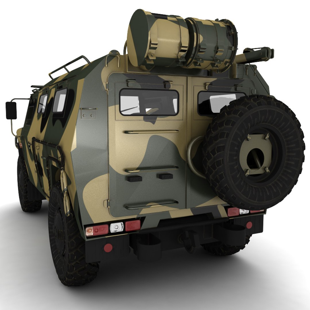 Military Gaz Tigr 3D - TurboSquid 1471520