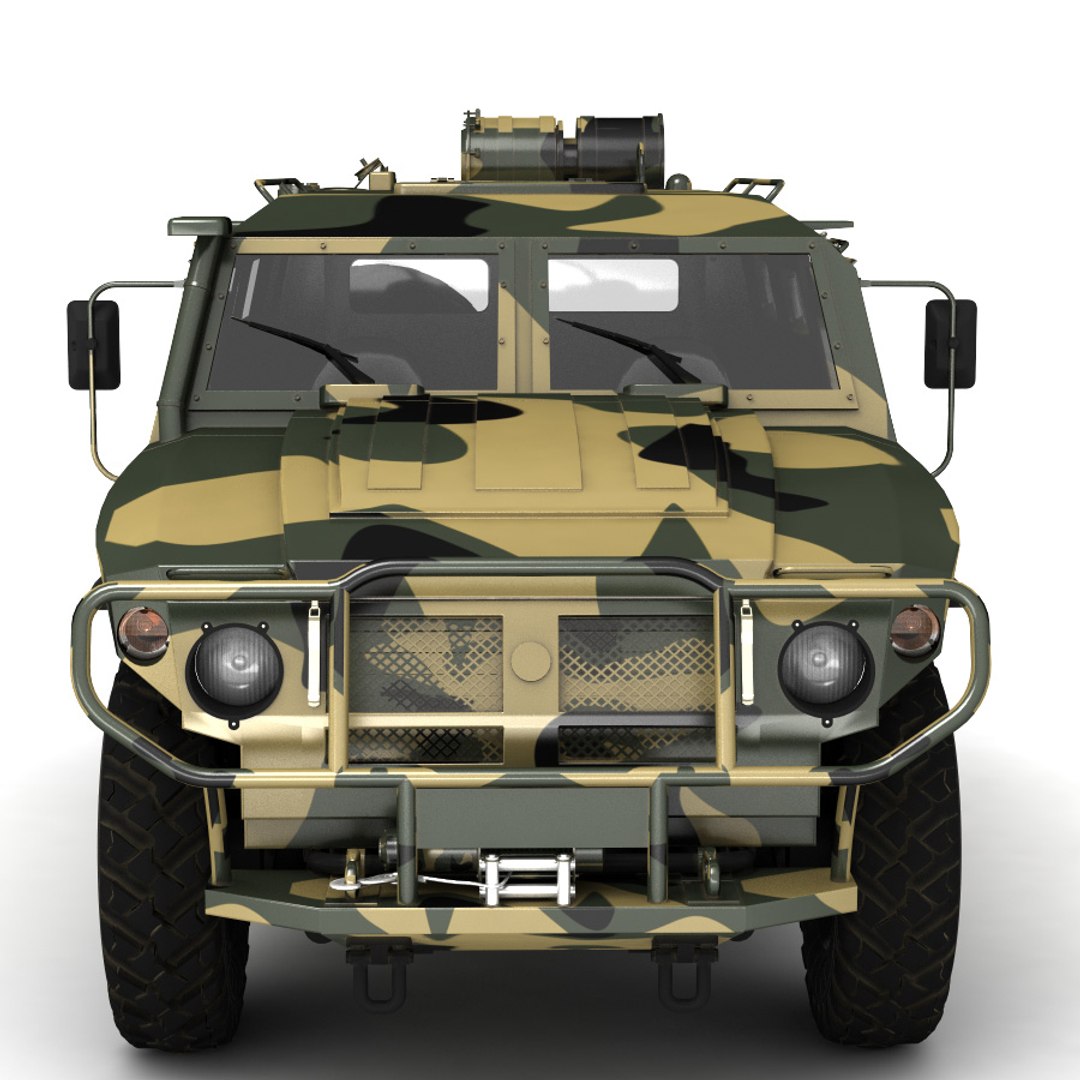 Military Gaz Tigr 3D - TurboSquid 1471520
