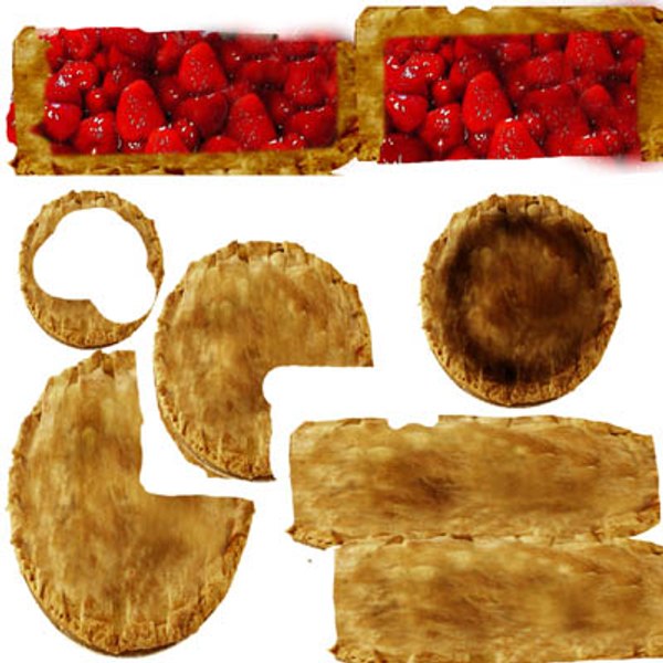strawberry pie obj