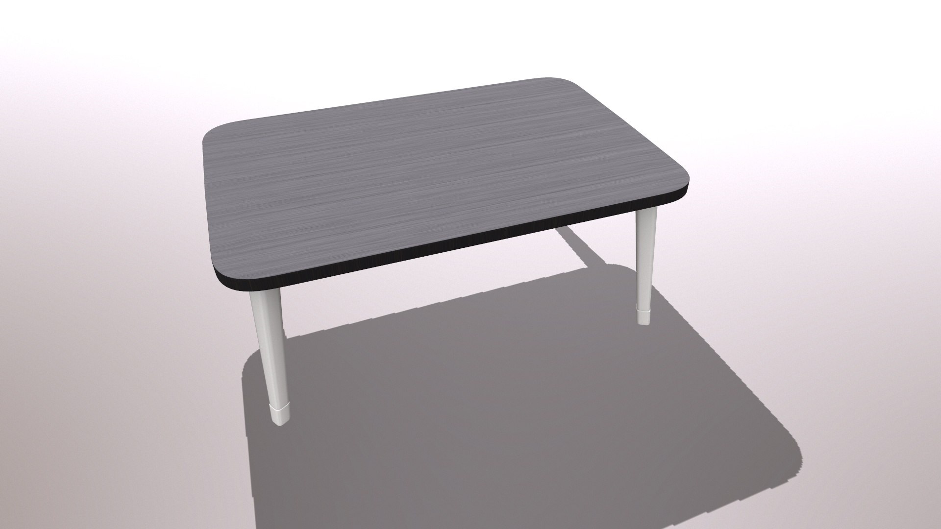 3D Wooden Computer Desk Model - TurboSquid 2236627