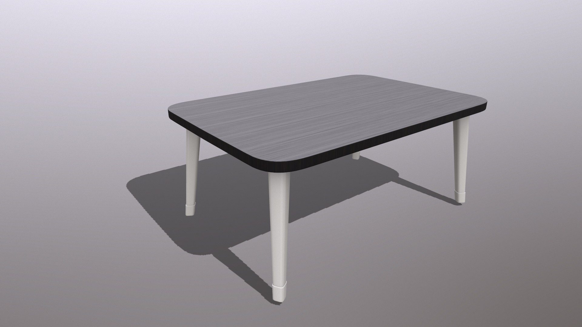 3D Wooden Computer Desk Model - TurboSquid 2236627