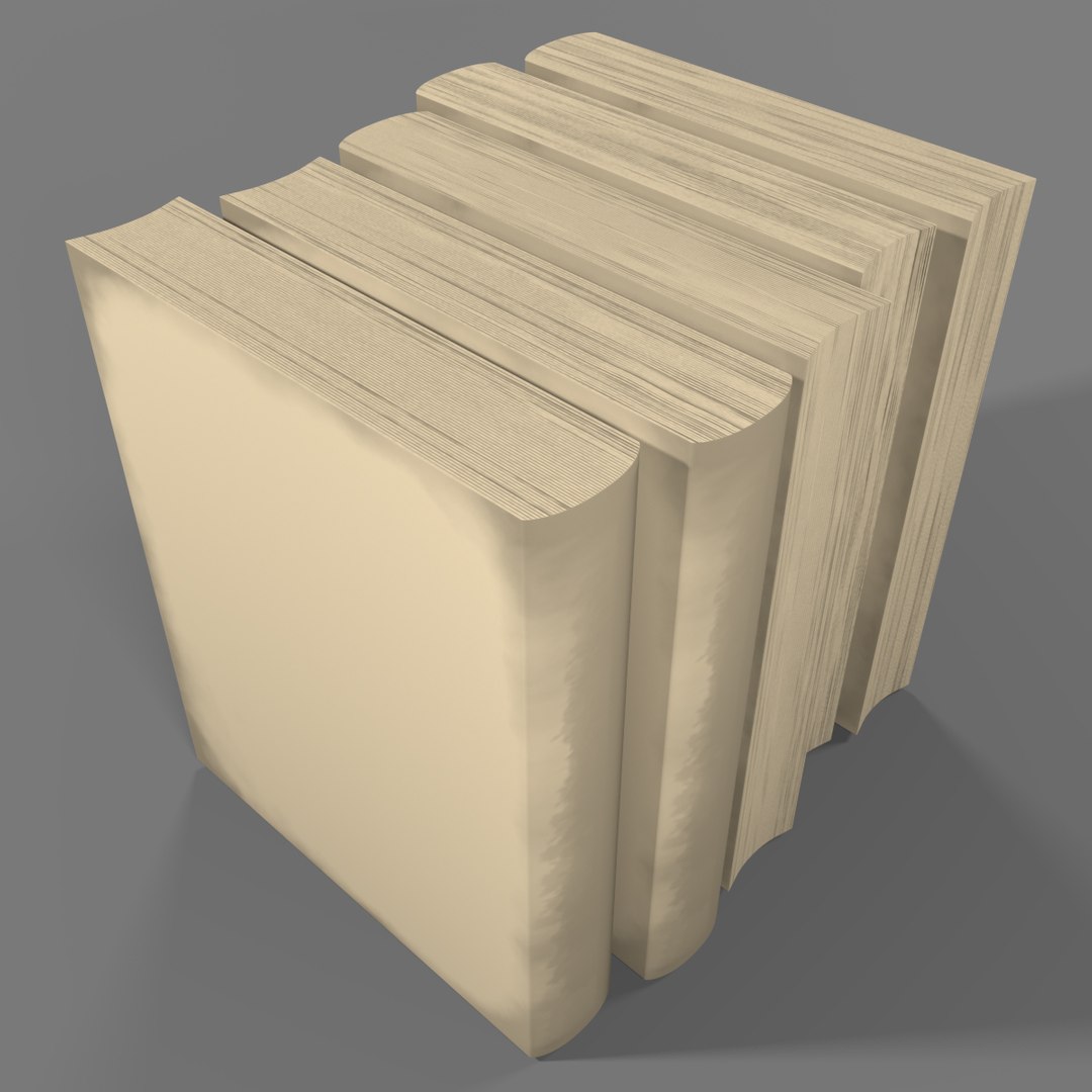 Old Books 3d Max