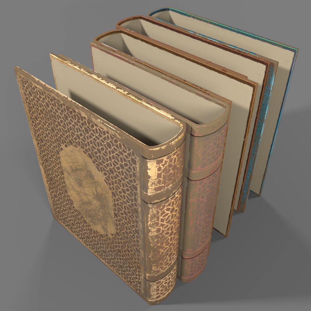 Old Books 3d Max