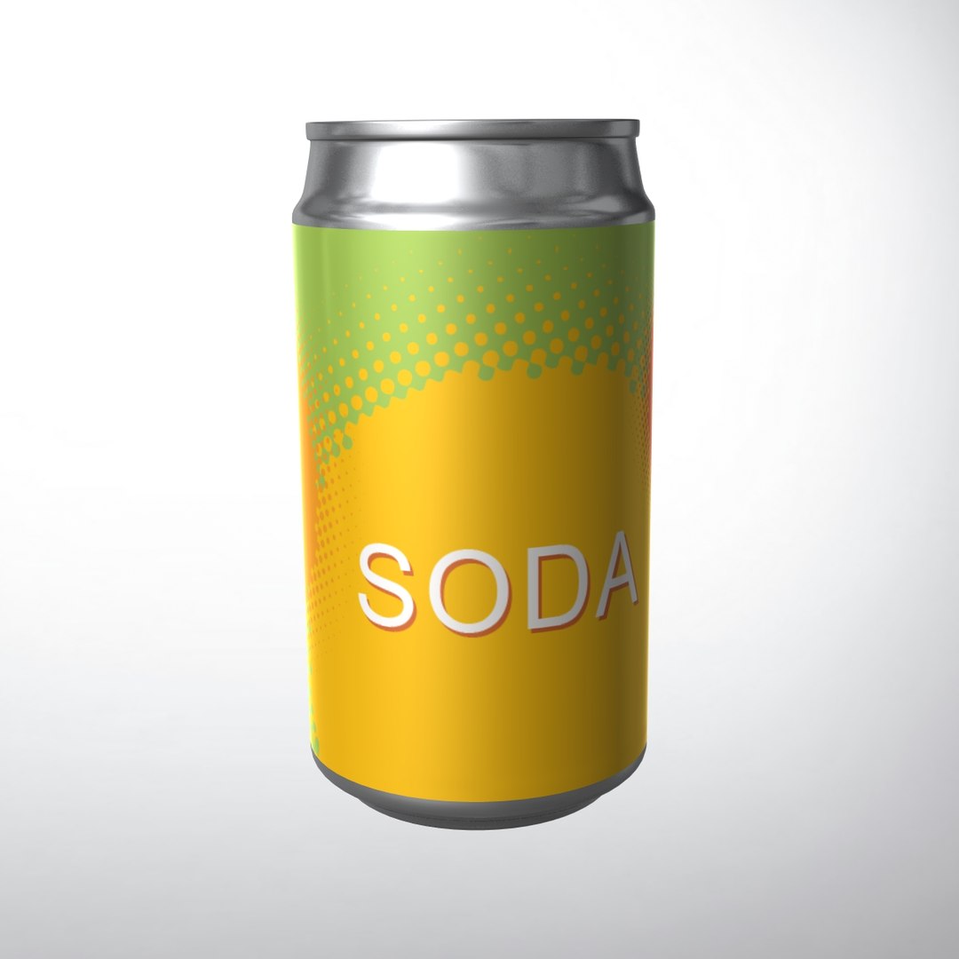 soda 3d obj