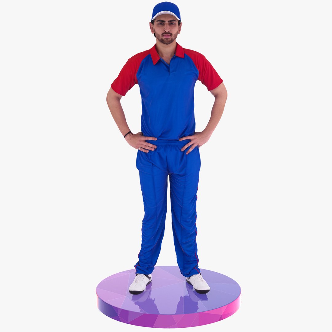 3D Indian Cricketer fielder - TurboSquid 2104160