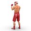 3ds Boxer Man Pose 2