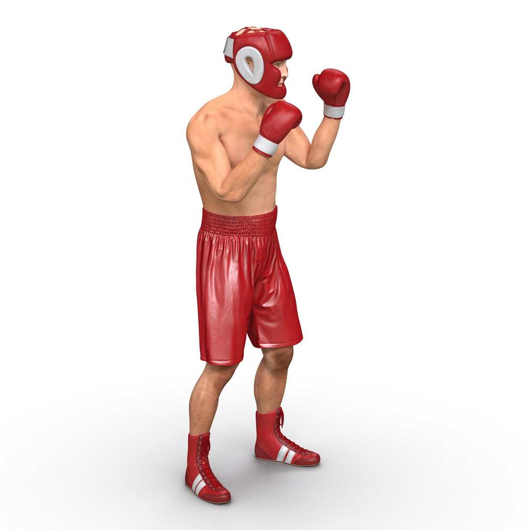 3ds boxer man pose 2