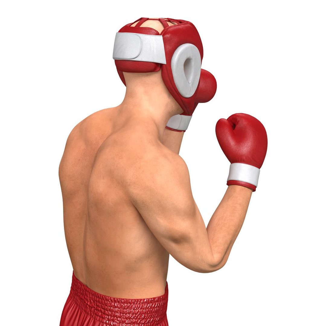 3ds boxer man pose 2
